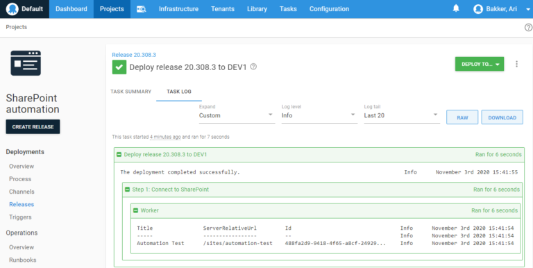 Automating SharePoint Online deployments using Octopus Deploy - SharePoint Config at SharePoint ...